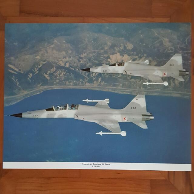 RSAF F-5E & F-5F Poster, Hobbies & Toys, Stationery & Craft, Art ...