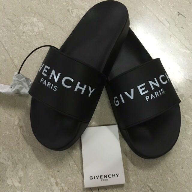 BRAND NEW Givenchy 'Paris' Slides US 9, Men's Fashion, Footwear ...