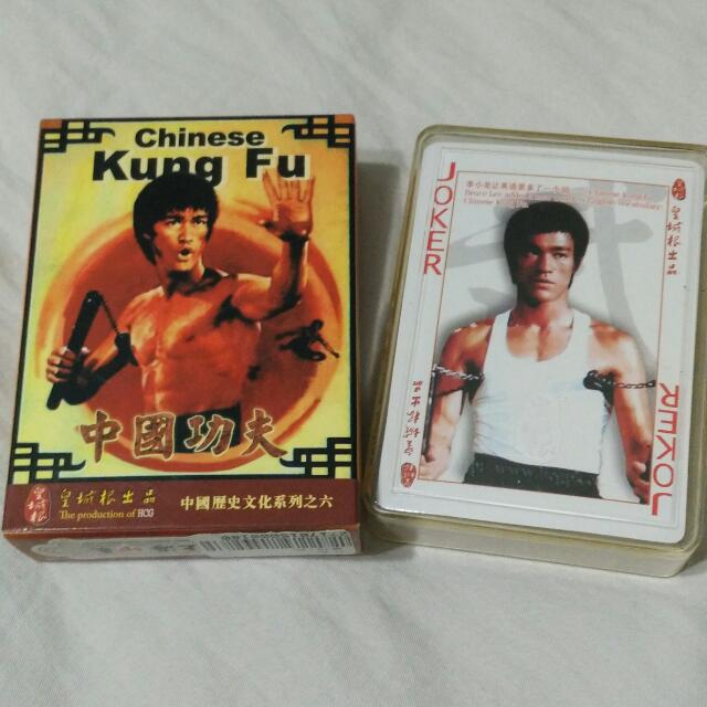 Bruce Lee Chinese Kung Fu Poker Cards, Vintage & Collectibles, Vintage ...