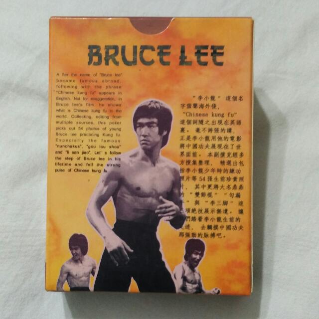 Bruce Lee Chinese Kung Fu Poker Cards, Vintage & Collectibles, Vintage ...