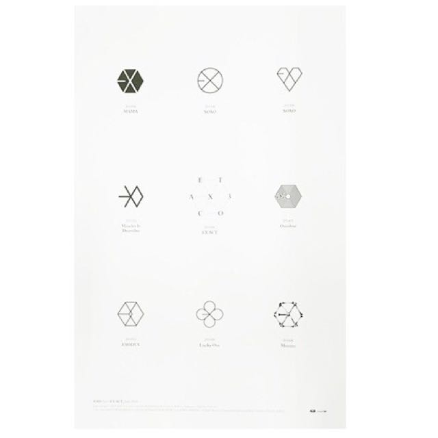 EXO EX'ACT ALBUM POSTERS (all 3), Hobbies & Toys, Memorabilia ...