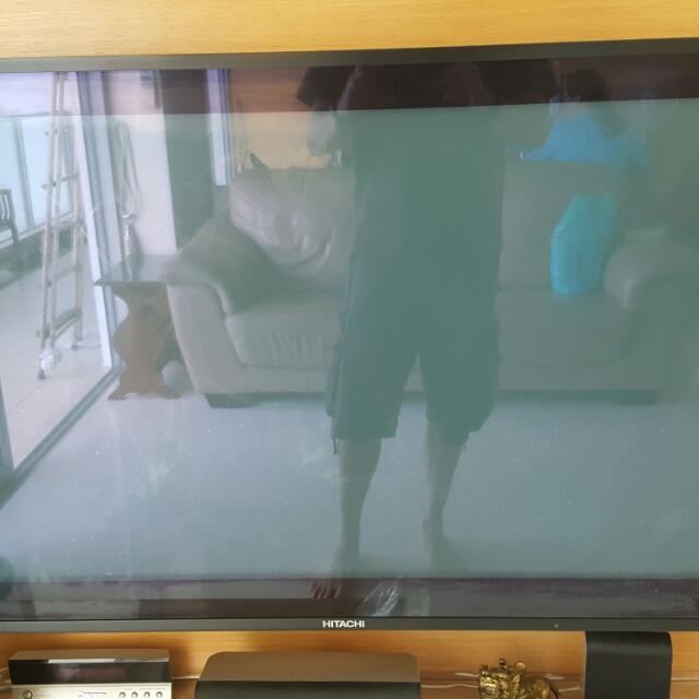 Hitachi Colour Plasma TV 42PD9500TA, TV & Home Appliances, TV ...