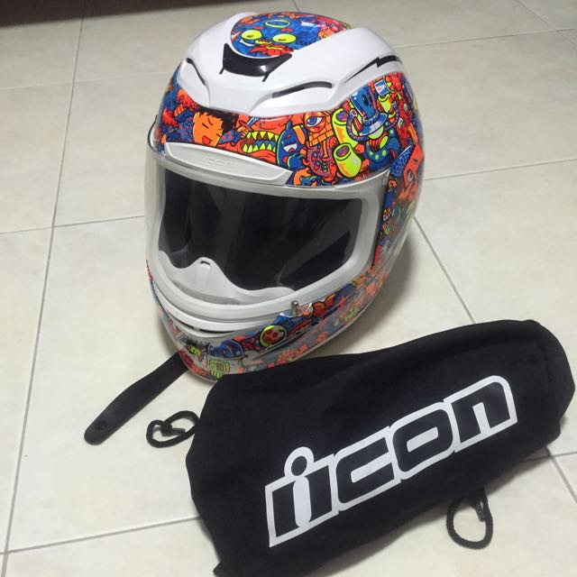 Icon Full Face, Car Accessories, Accessories on Carousell