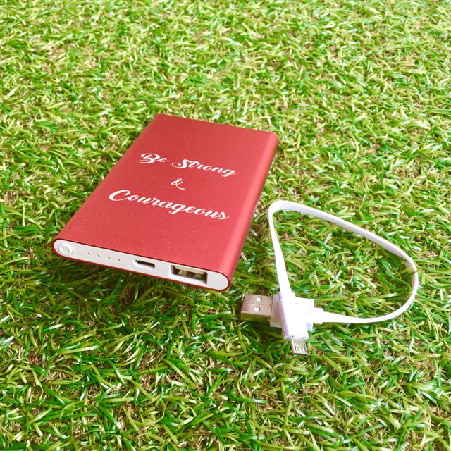 Custom Engraving Power Bank Slim 12000maAh, Mobile Phones & Gadgets ...