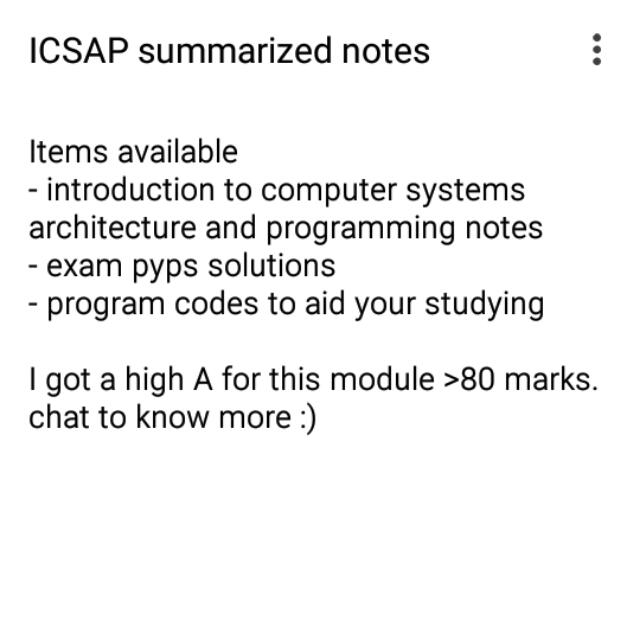 Intro To Comp Systems Architecture And Programming Summarized Notes Hobbies And Toys Books