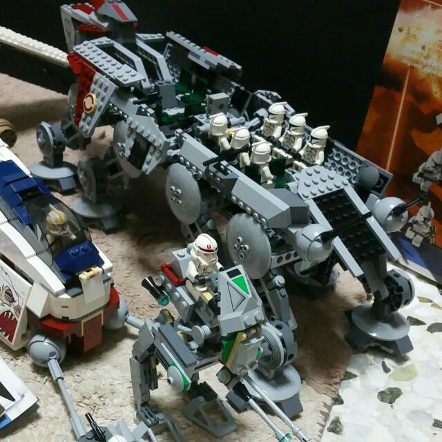 Lego STAR WARS Republic Dropship With AT-OT Set 1758, Hobbies & Toys ...