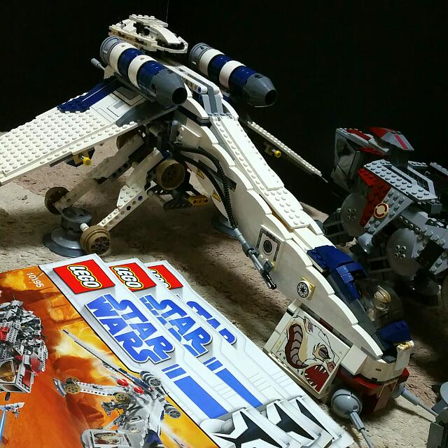 Lego STAR WARS Republic Dropship With AT-OT Set 1758, Hobbies & Toys ...