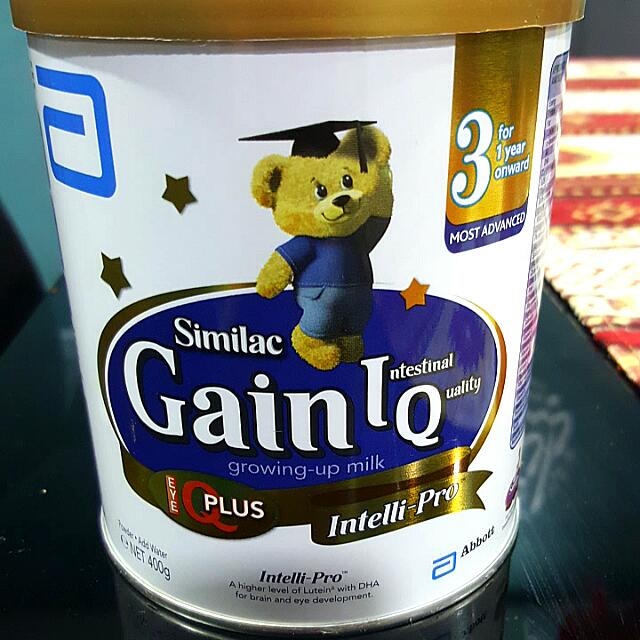 SIMILAC GAIN IQ 3 for 1 YEAR ONWARDS Reserved, Babies & Kids, Nursing ...