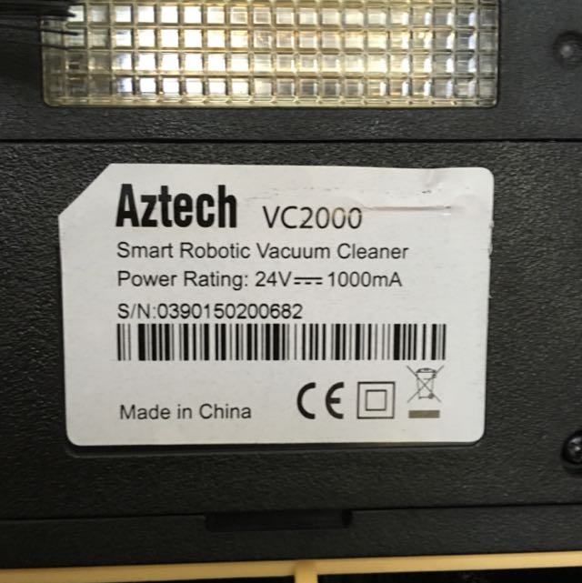 Smart Robotic Cleaner Aztech VC2000, TV & Home Appliances, Vacuum ...