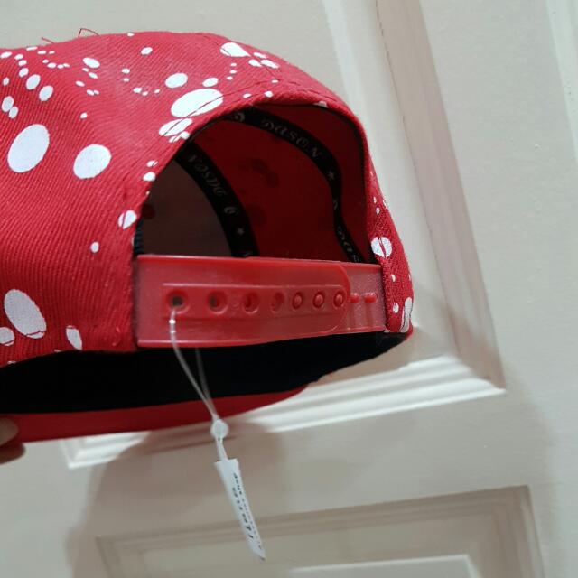 DOPE INSPIRED RED WHITE CAP, Women's Fashion, Watches & Accessories ...