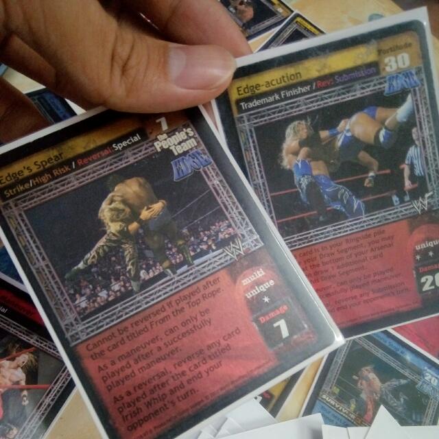 WWE Cards. Edge Tournament Deck. Vintage Raw Deal Card Collection ...