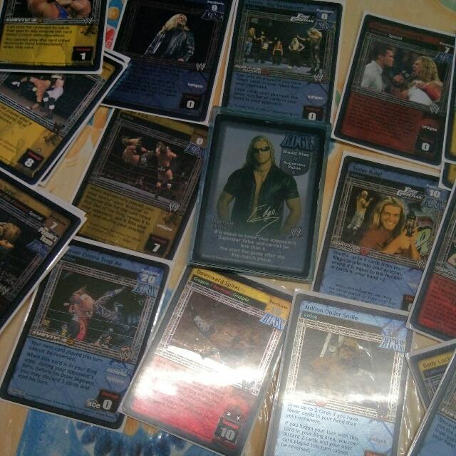 WWE Cards. Edge Tournament Deck. Vintage Raw Deal Card Collection ...