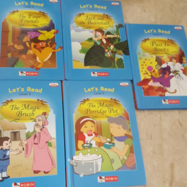 5 Books Of Lets Read Level 3 Robin Books, Hobbies & Toys, Books ...