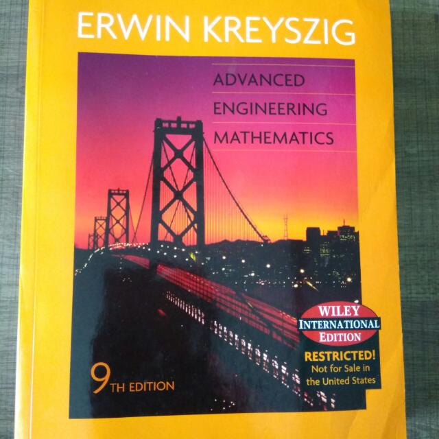 Advanced Engineering Mathematics 9th Edition Erwin Kreyszig, Hobbies & Toys, Books & Magazines ...
