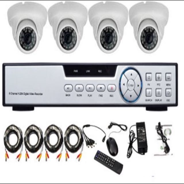 CCTV Complete Set 1.3MP, Furniture & Home Living, Security & Locks ...