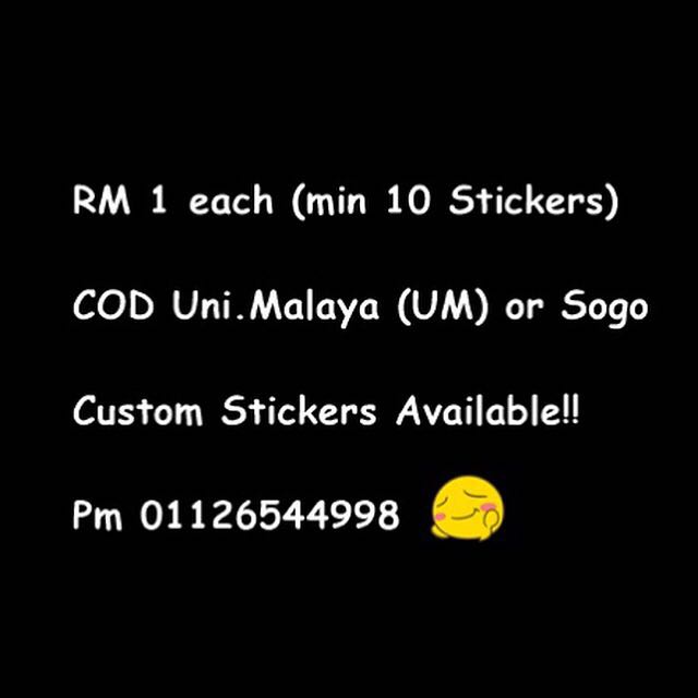 Custom Stickers!, Computers & Tech, Desktops on Carousell