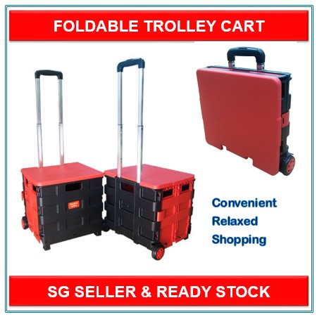 Multifunctional Foldable Trolley Bag with wheels / Portable Shopping ...