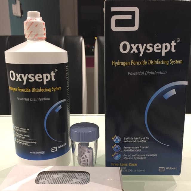 Oxysept Hydrogen Peroxide Disinfesting System, Beauty & Personal Care ...