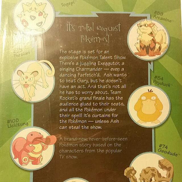 Pokemon Children Story Book - Talent Showdown, 興趣及遊戲, 書本 & 文具, 兒童書籍 ...