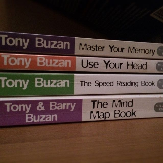 Tony Buzan Speed Reading, Mind Map, Use your Head, Master your memory ...