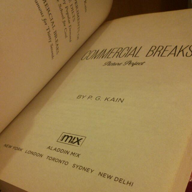 Commercial Breaks Book, Hobbies & Toys, Books & Magazines, Children's ...