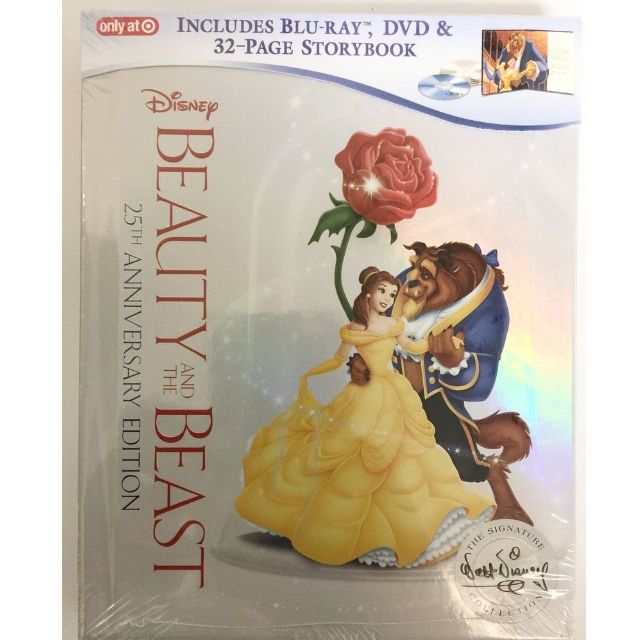 NEW DISNEY BEAUTY AND THE BEAST BLU RAY DVD + DIGITAL TARGET EXCLUSIVE ...