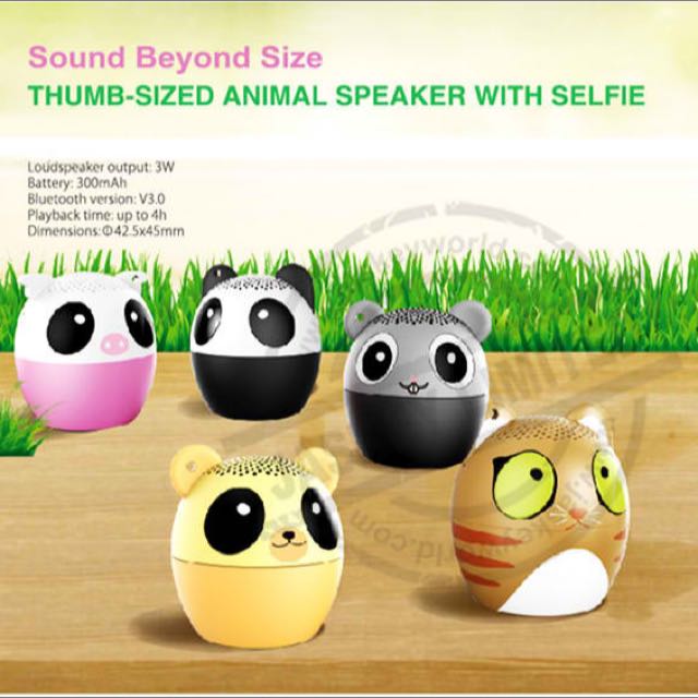 Mini Animal Bluetooth Speaker With Selfie, Mobile Phones & Gadgets ...