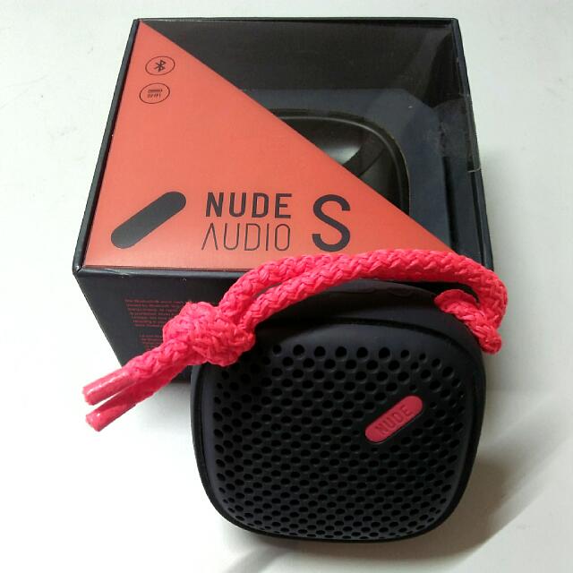 Nude Move S Wireless Portable Bluetooth Speaker Set Grey Pink Computers Tech Parts