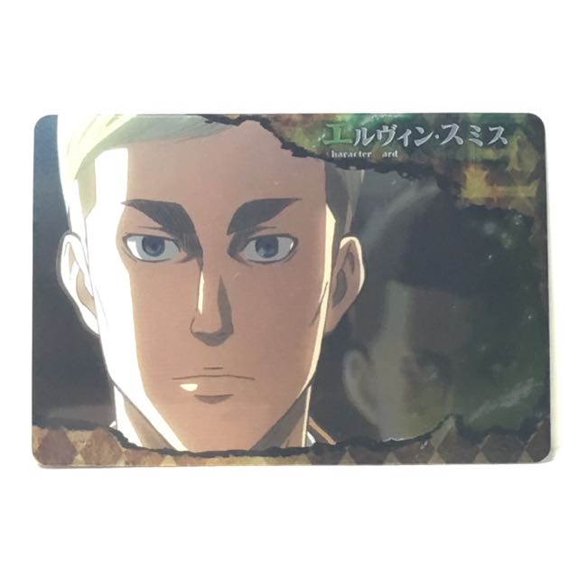 SNK/AOT Erwin Smith Character Card, Hobbies & Toys, Toys & Games on ...