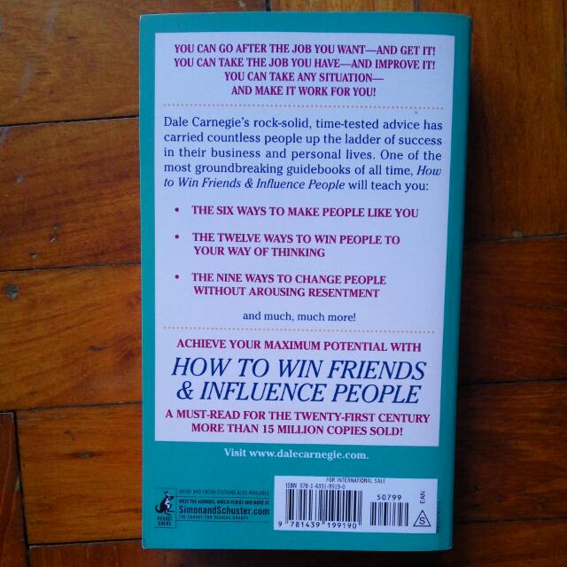How To Win Friends And Influence People, Hobbies & Toys, Books ...