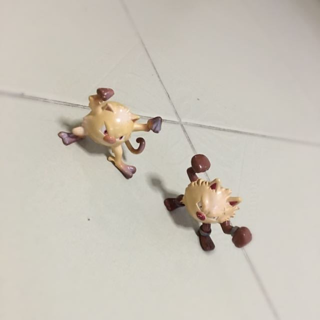 Pokemon TOMY figurines (Mankey and Primeape), Hobbies & Toys, Toys ...