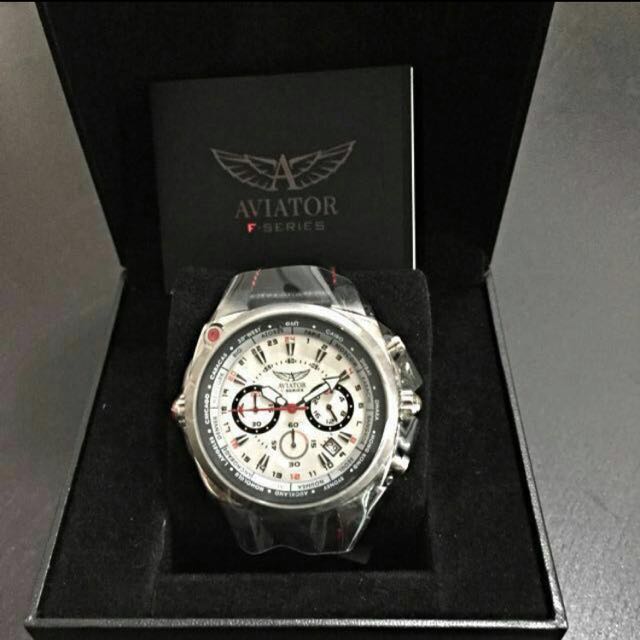 Aviator Chronograph Watch, Men's Fashion, Watches & Accessories ...