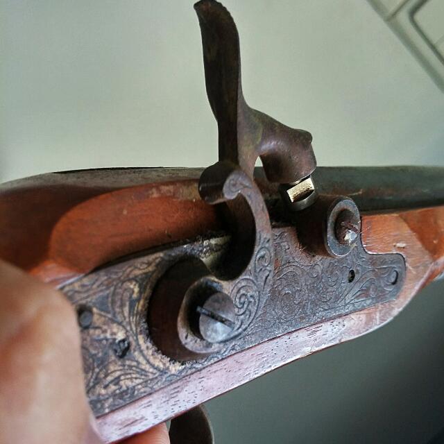 COLLECTORS MUSKET. Spanish Musket pistol. 45 cal, sealed barrel ...