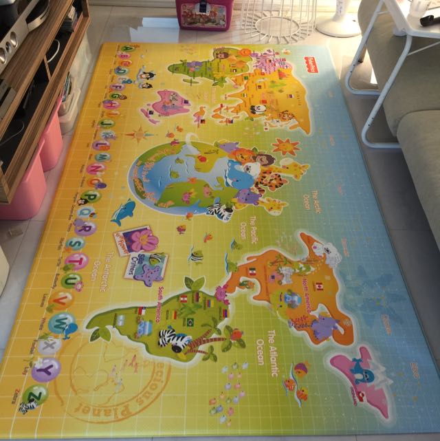 LG Hausys - Fisher Price World (One Cut Premium Size Bumper Mat ...
