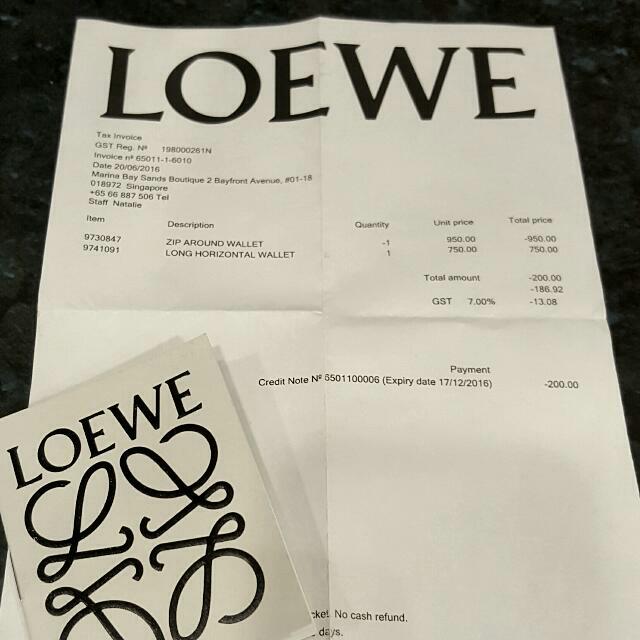 LOEWE $200 Store Credit, Luxury, Bags & Wallets on Carousell