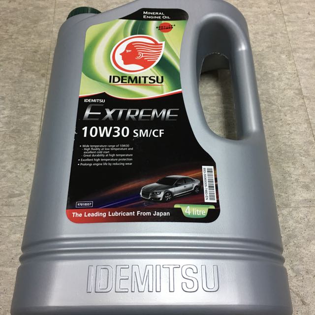 3 Bottle Idemitsu Mineral Engine Oil For RX8, Car Accessories on Carousell
