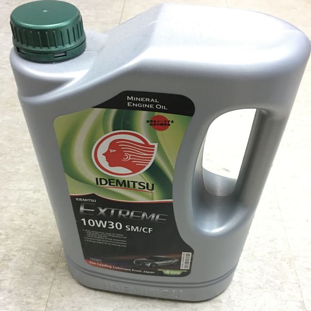 3 Bottle Idemitsu Mineral Engine Oil For RX8, Car Accessories on Carousell