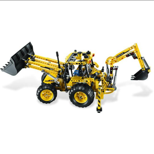 Lego Technic Backhoe Loader, Hobbies & Toys, Toys & Games on Carousell