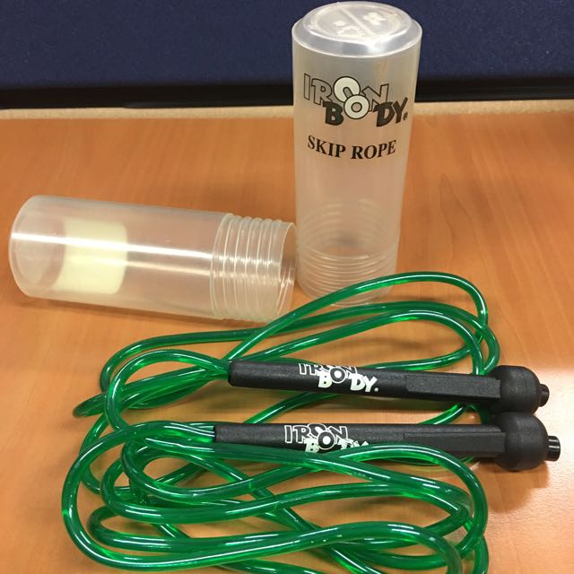 Iron Body Skip Rope, Sports Equipment, Exercise & Fitness, Toning ...