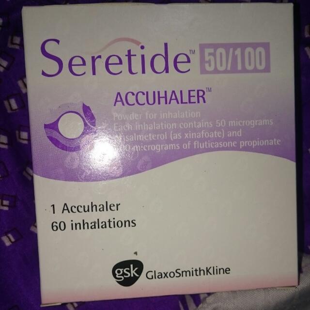 Seretide 50/100 Accuhaler, Beauty & Personal Care, Foot Care on Carousell