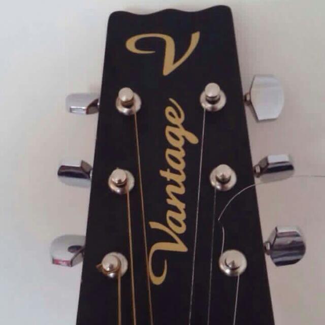 Vantage Acoustic Guitar, Hobbies & Toys, Music & Media, Musical ...