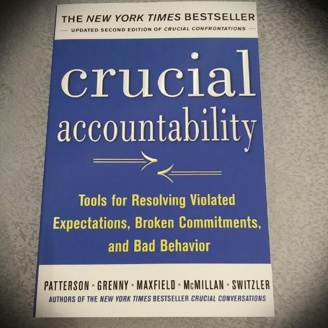 Crucial Accountability Book, Hobbies & Toys, Books & Magazines ...