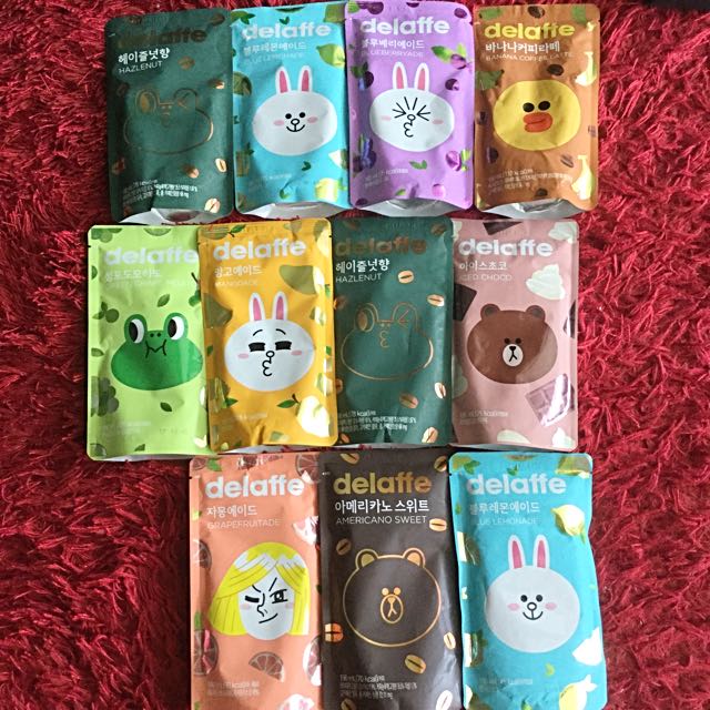LINE Friends Delaffe, Food & Drinks, Beverages on Carousell