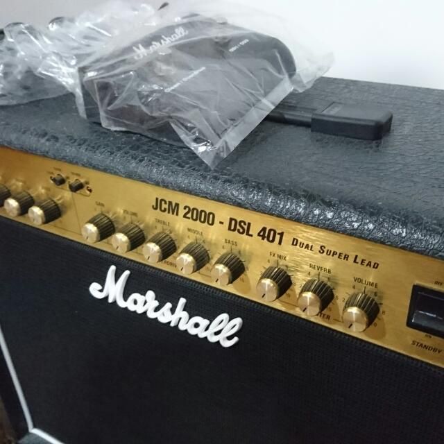 Marshall JCM 2000 - DSL 401 Dual Super Lead, Hobbies & Toys, Music & Media, Musical Instruments ...
