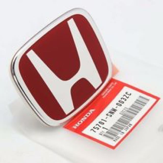 Original Honda Civic Type R Rear Emblem, Car Accessories on Carousell