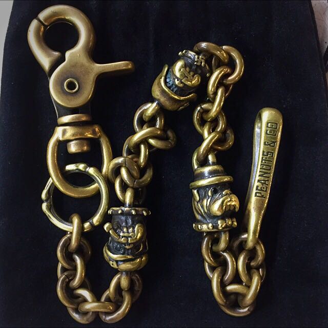 37％割引オレンジ系2021最新のスタイル peanuts&co BULL WALLET CHAIN その他 アクセサリーオレンジ系-OTA ...