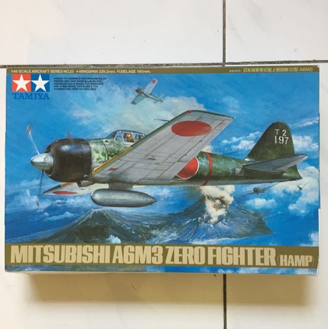 Tamiya Plastic Model Kit (Zero Fighter A6M3), Hobbies & Toys, Toys ...