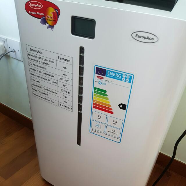 EuropAce Portable AIRCON, TV & Home Appliances, Air Conditioners ...