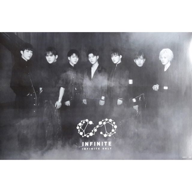 INFINITE 'Infinite Only' Official Poster, Hobbies & Toys, Memorabilia ...