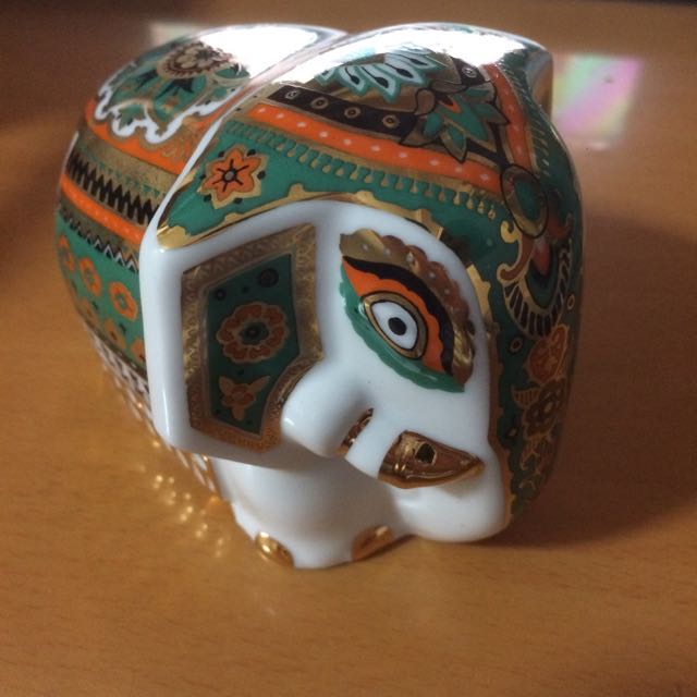 Mackwoods Fine Tea With Porcelain Elephant, Furniture & Home Living ...